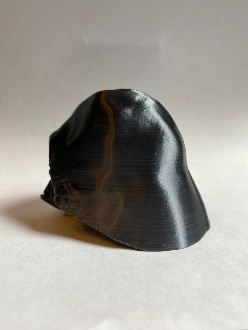 Darth Vader Melted Mask 3D Printed Pla Filament Silk Bust Fan | Etsy