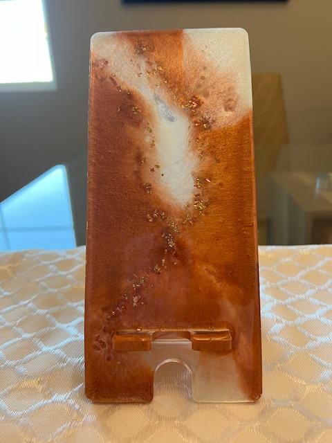 Custom Cell Phone Stand With Charging Hole, iPhone Recharging Station ...