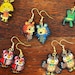 Earrings Handmade Villager Birthday Gift Cute Jewellery for Her Him ...