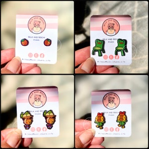 Earrings Handmade Villager Birthday Gift Cute Jewellery for Her Him ...