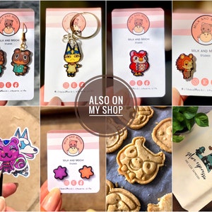 Earrings Handmade Villager Birthday Gift Cute Jewellery for Her Him ...