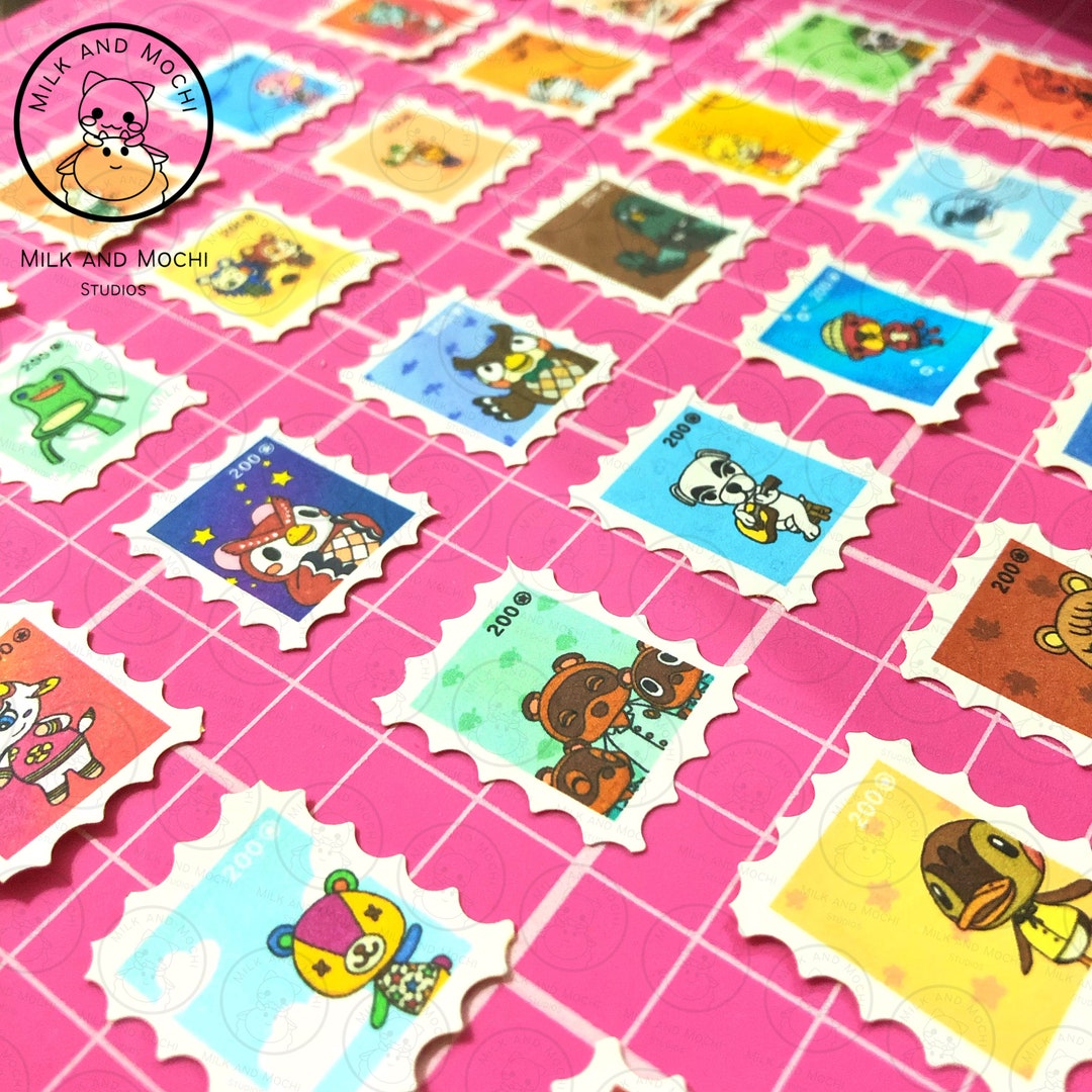 Postage Stamp Stickers 400 Designs Pick and Mix Your Animal Pack Cute ...
