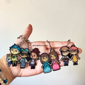 Custom Player Portrait Gift. Handmade Character Keychains - Etsy Australia