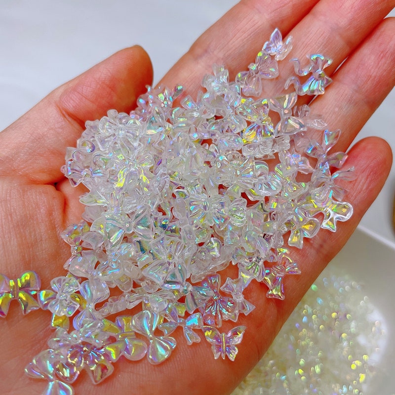 Rainbow Nails Charms - Etsy