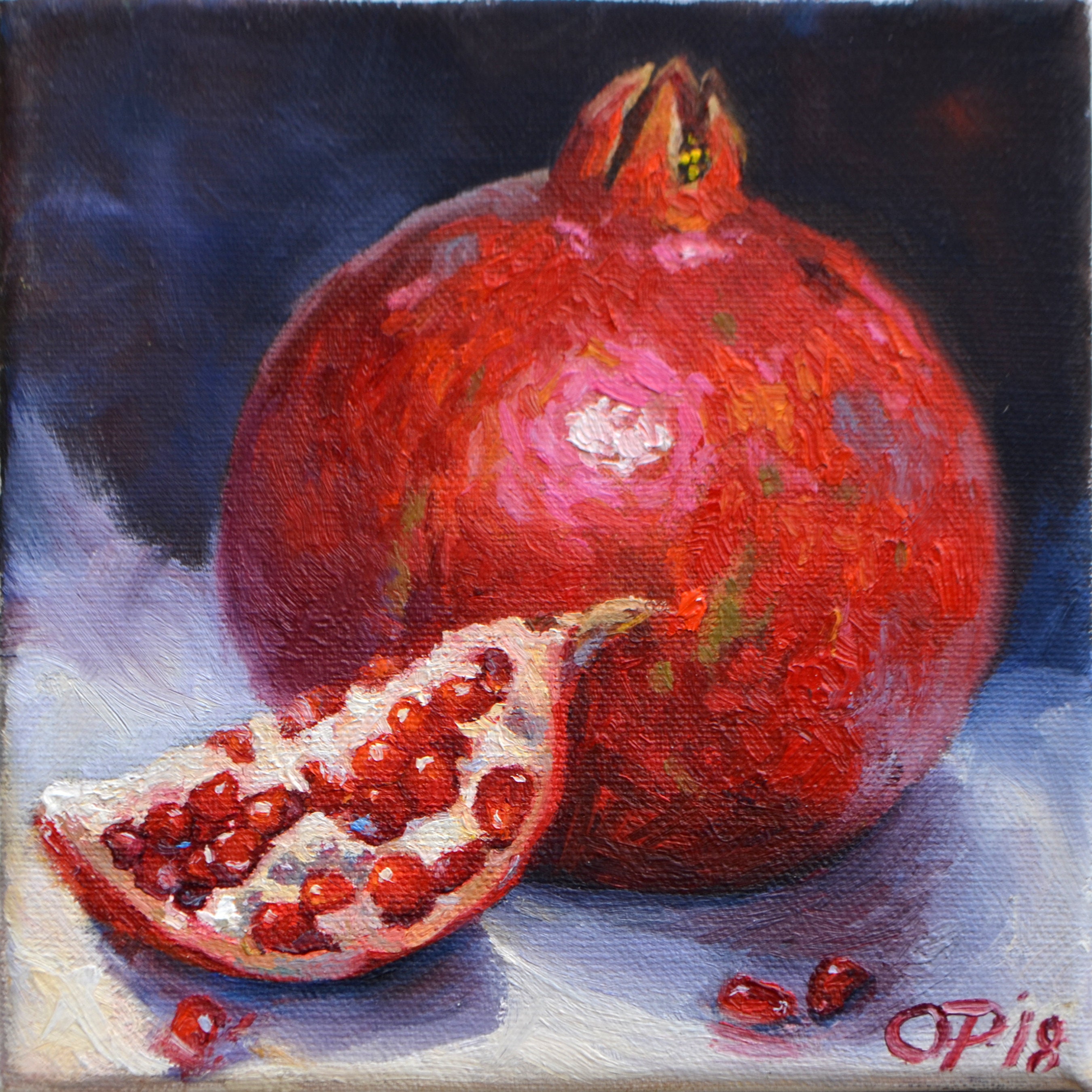 Pomegranate Painting Oil
