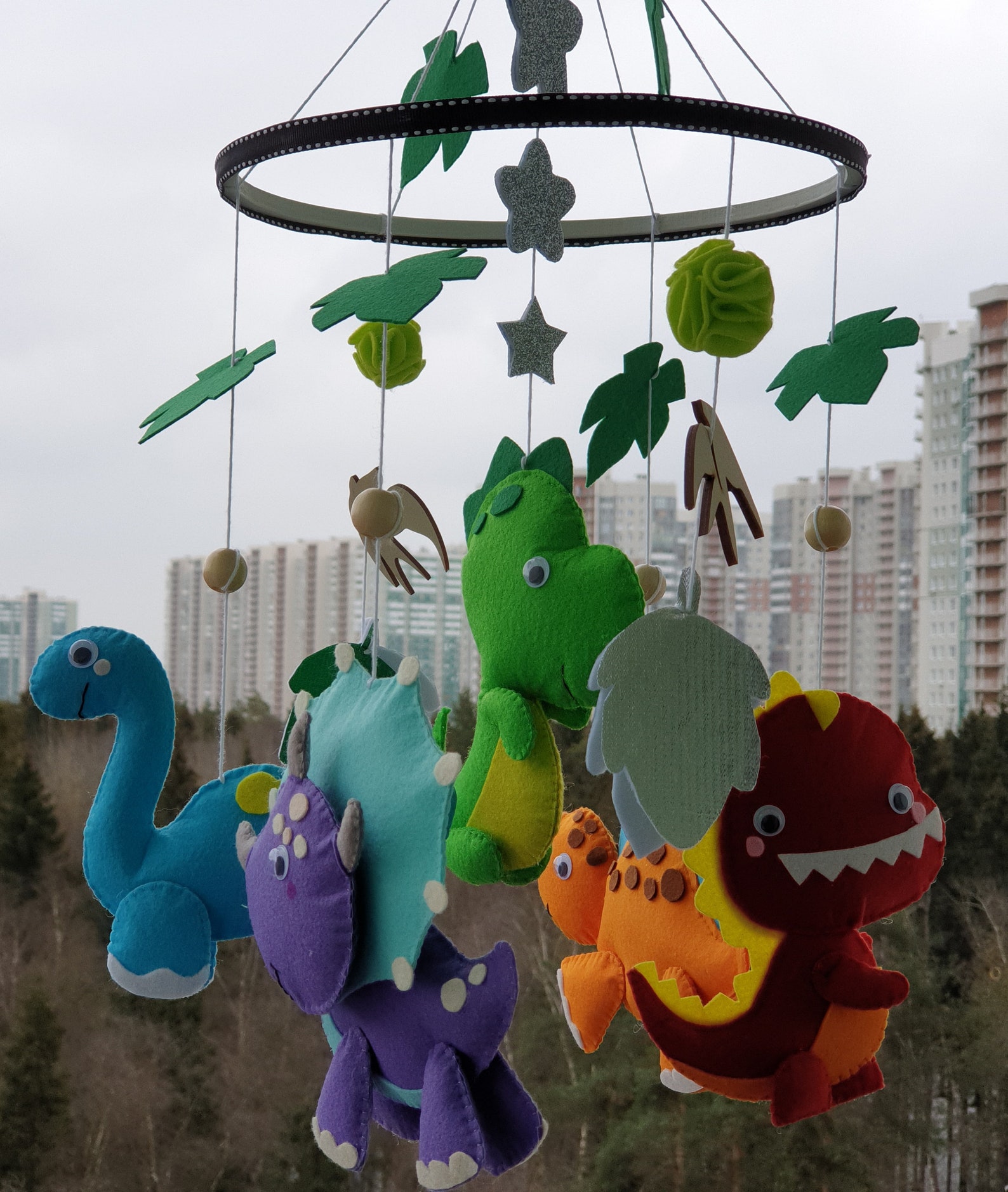 Baby Mobilemobile Dinosaurcrib Mobile Dinosaur Newborn | Etsy