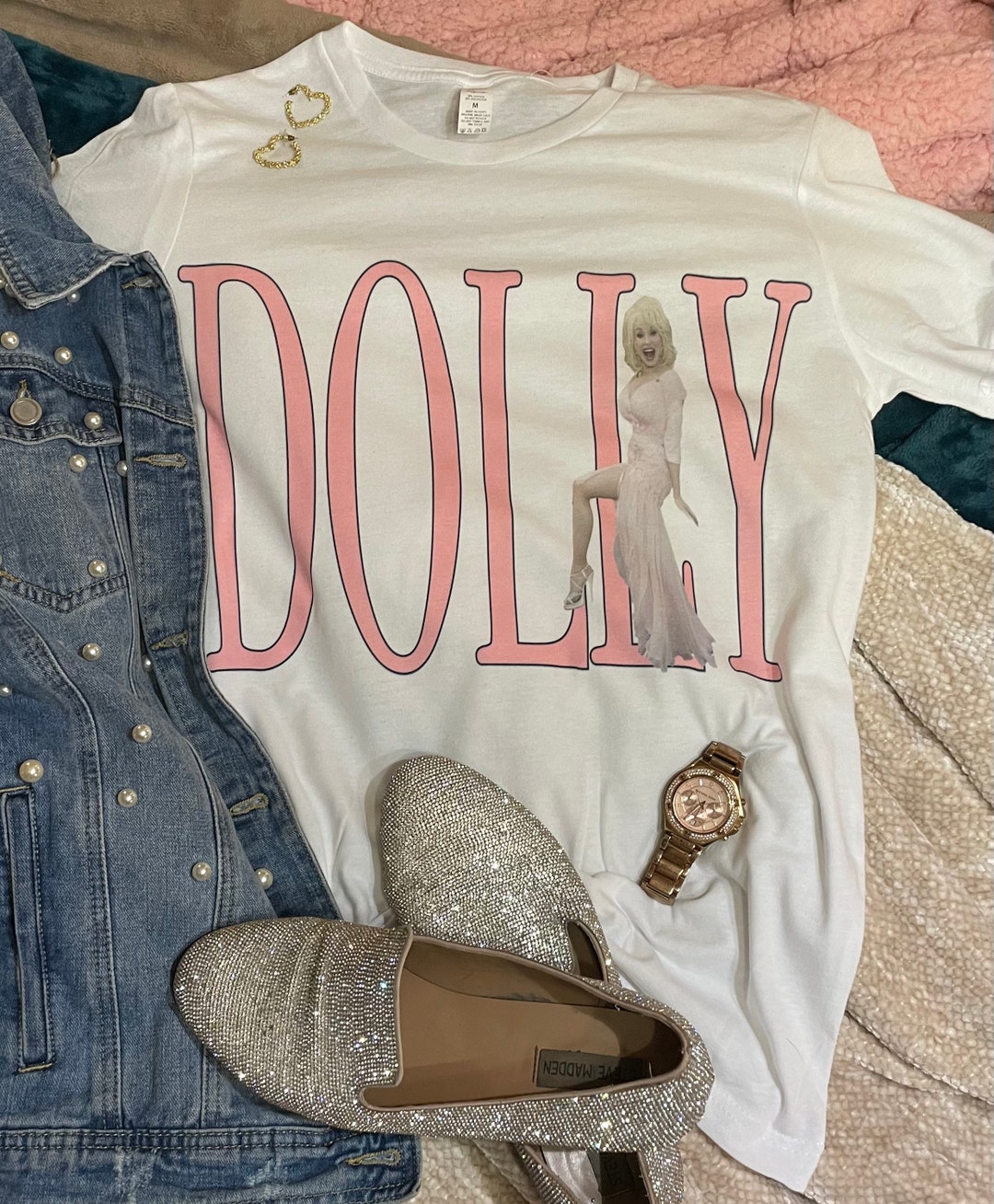 DOLLY Dolly Parton Graphic Tee Crop Top Sweatshirt - Etsy