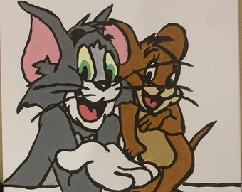 Tom Jerry Painting - Etsy