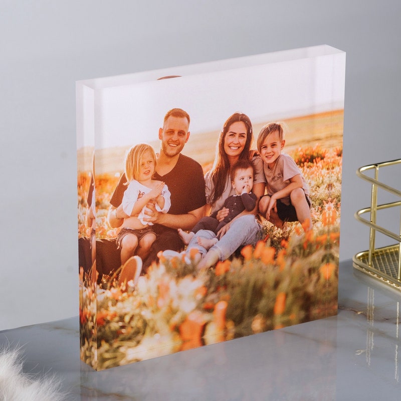 Acrylic Frameless Picture Frame - Etsy