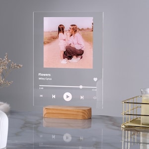 Personalized Album Cover Plaque, Custom Song Plaque, Custom Photo ...