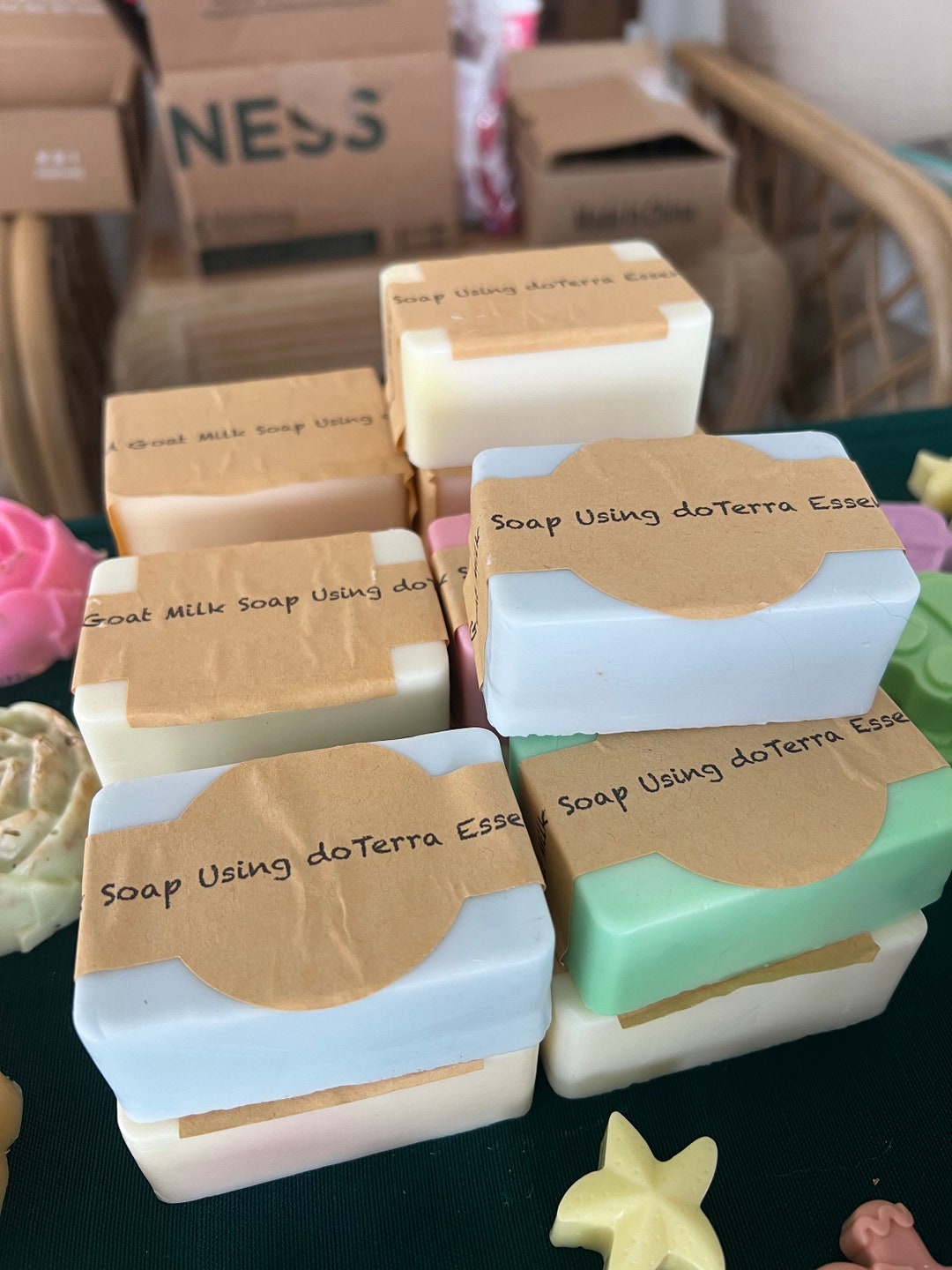 Natural Soap Bars, Organic Homemade Bar Soap, Doterra Essential Oils ...