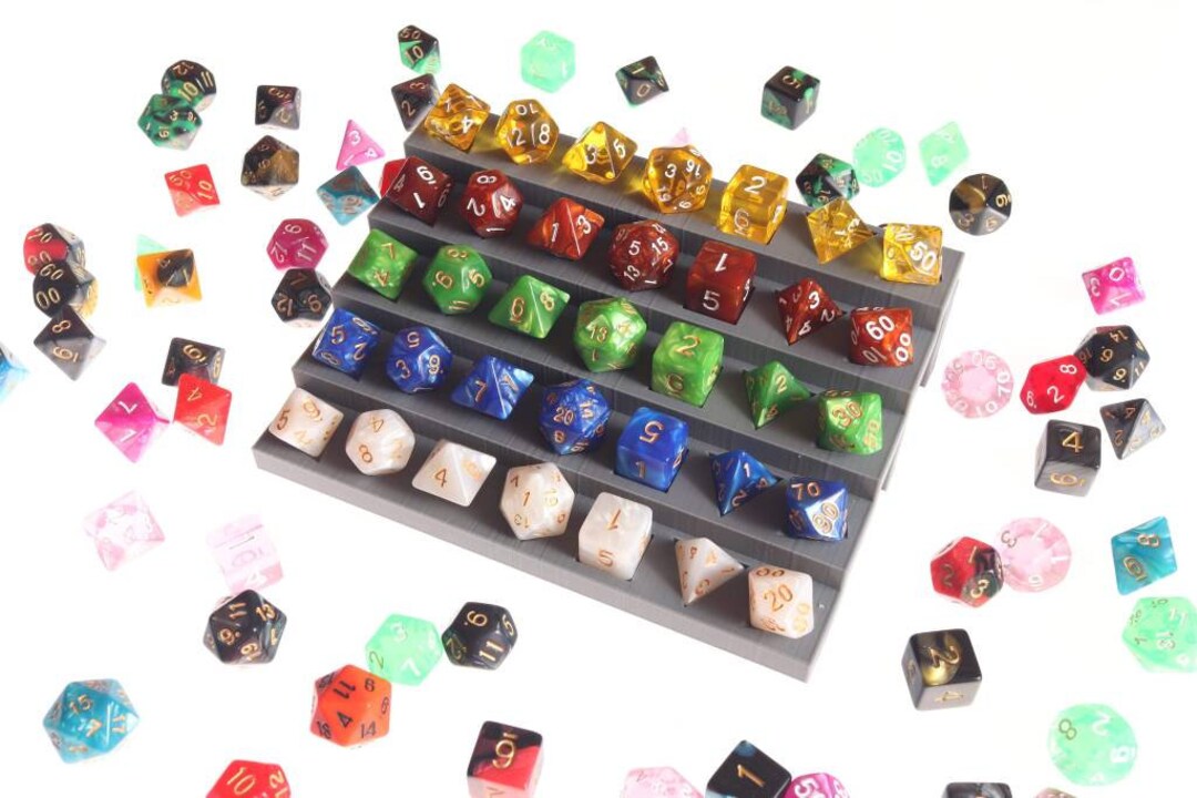 5 Tier Dice Display Stand-stl FILE ONLY - Etsy