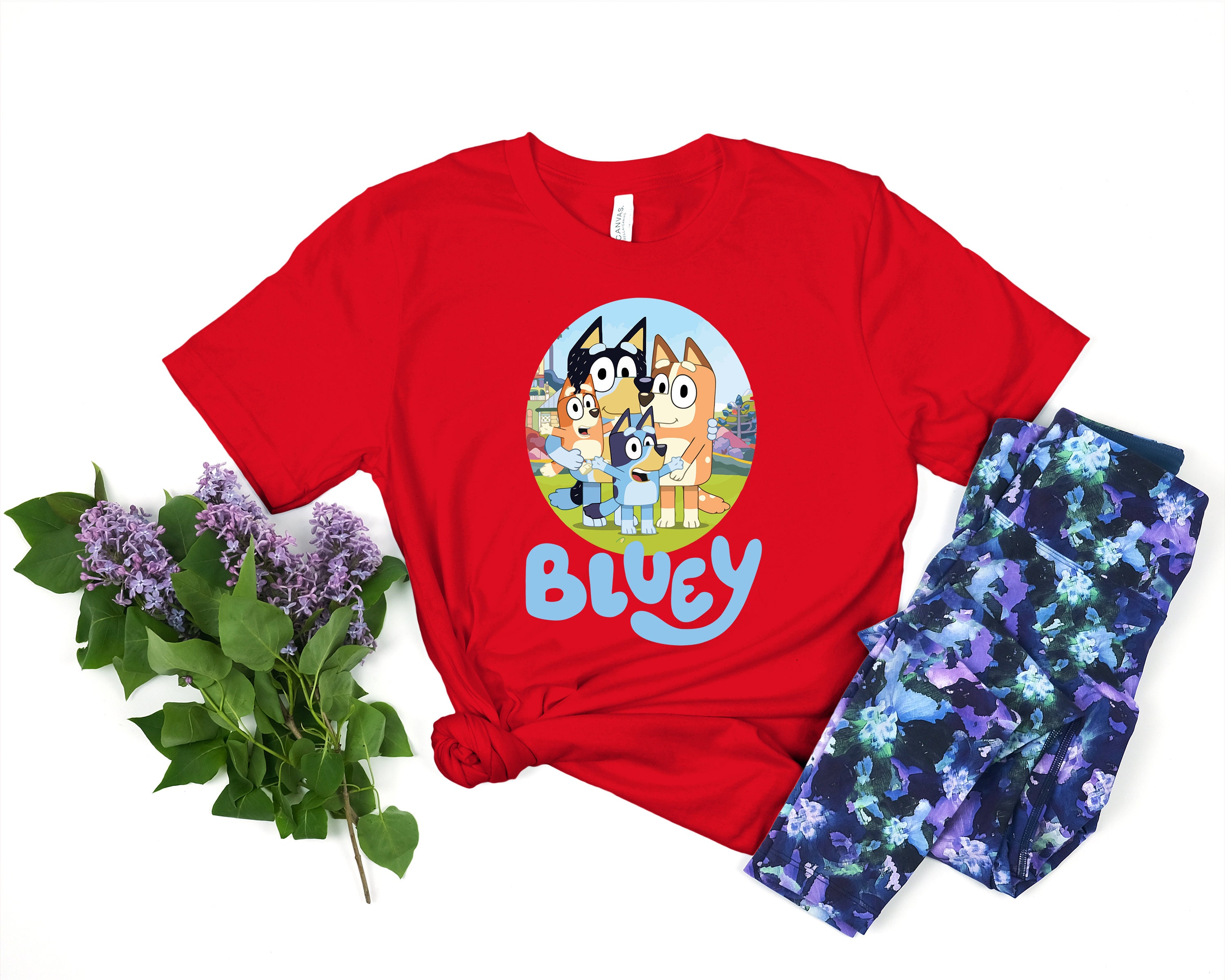 Birthday Bluey Shirt Bluey Shirt Bluey Characters Bluey Etsy