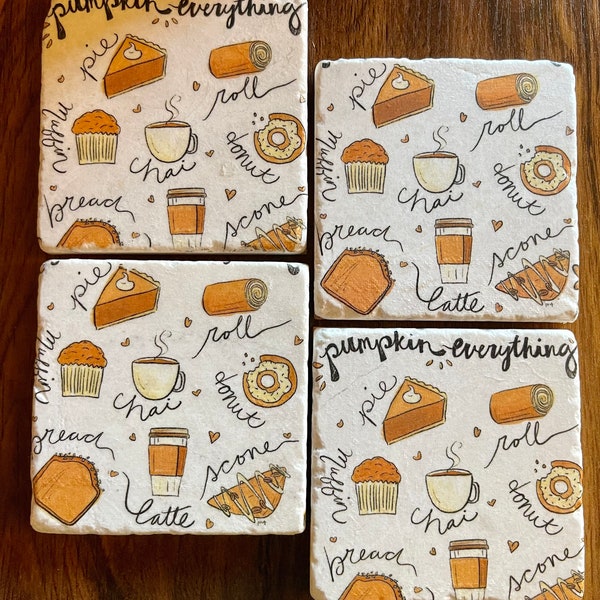 Fall Coasters - Etsy