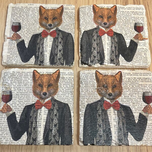 Fox Coaster - Etsy