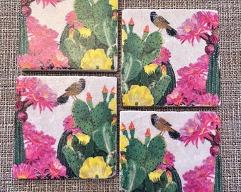 Cactus Coasters | Etsy