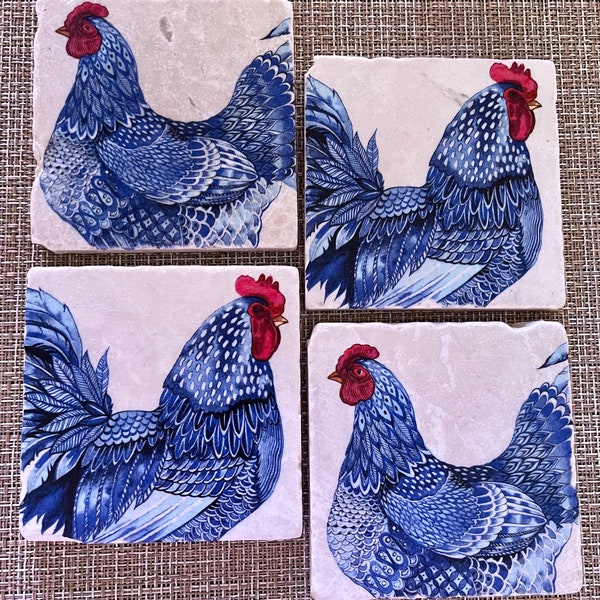 Rooster Tiles - Etsy