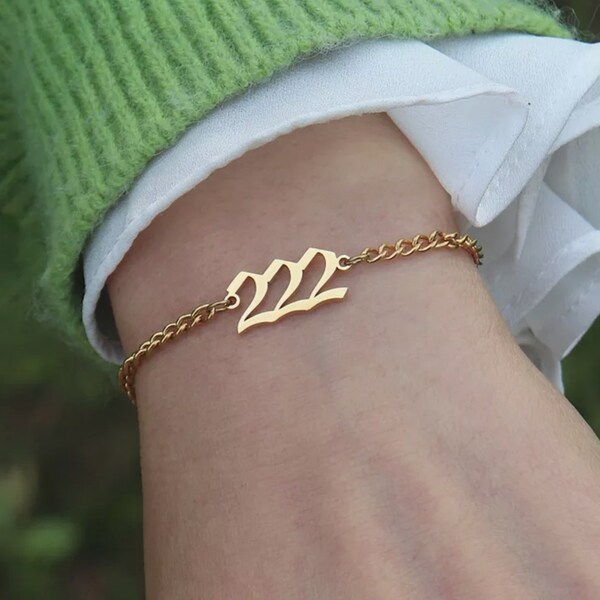 Angel Number Bracelet - Etsy