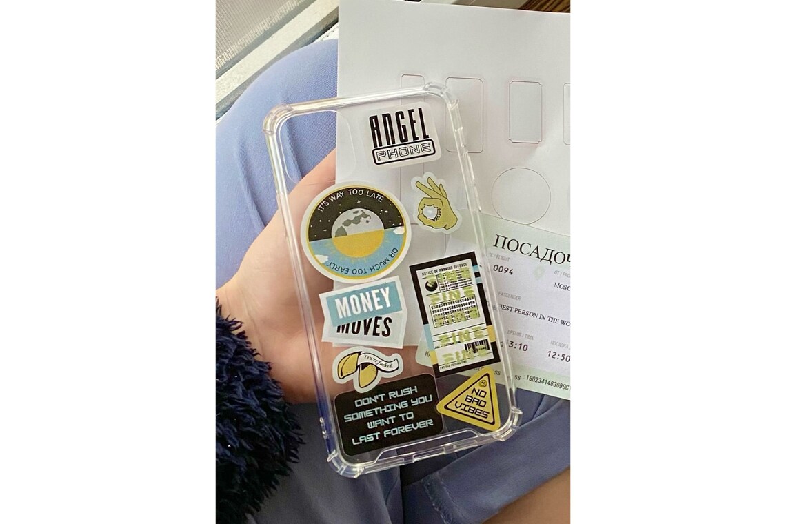 Custom iPhone case with stickers | Etsy