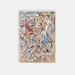 Red Abstract Wall Art, Jackson Pollock Style Painting, Red Abstract ...