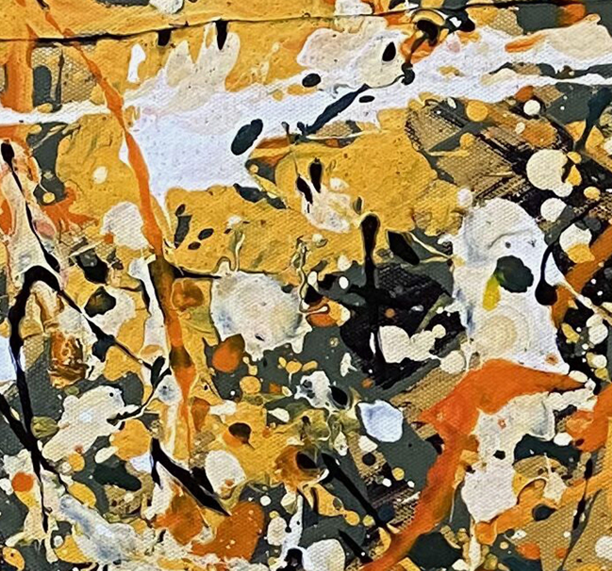 Original Painting Pollock Style Art Modern Pollock Style Jackson ...
