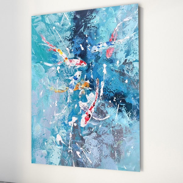 Modern Fish Painting - Etsy