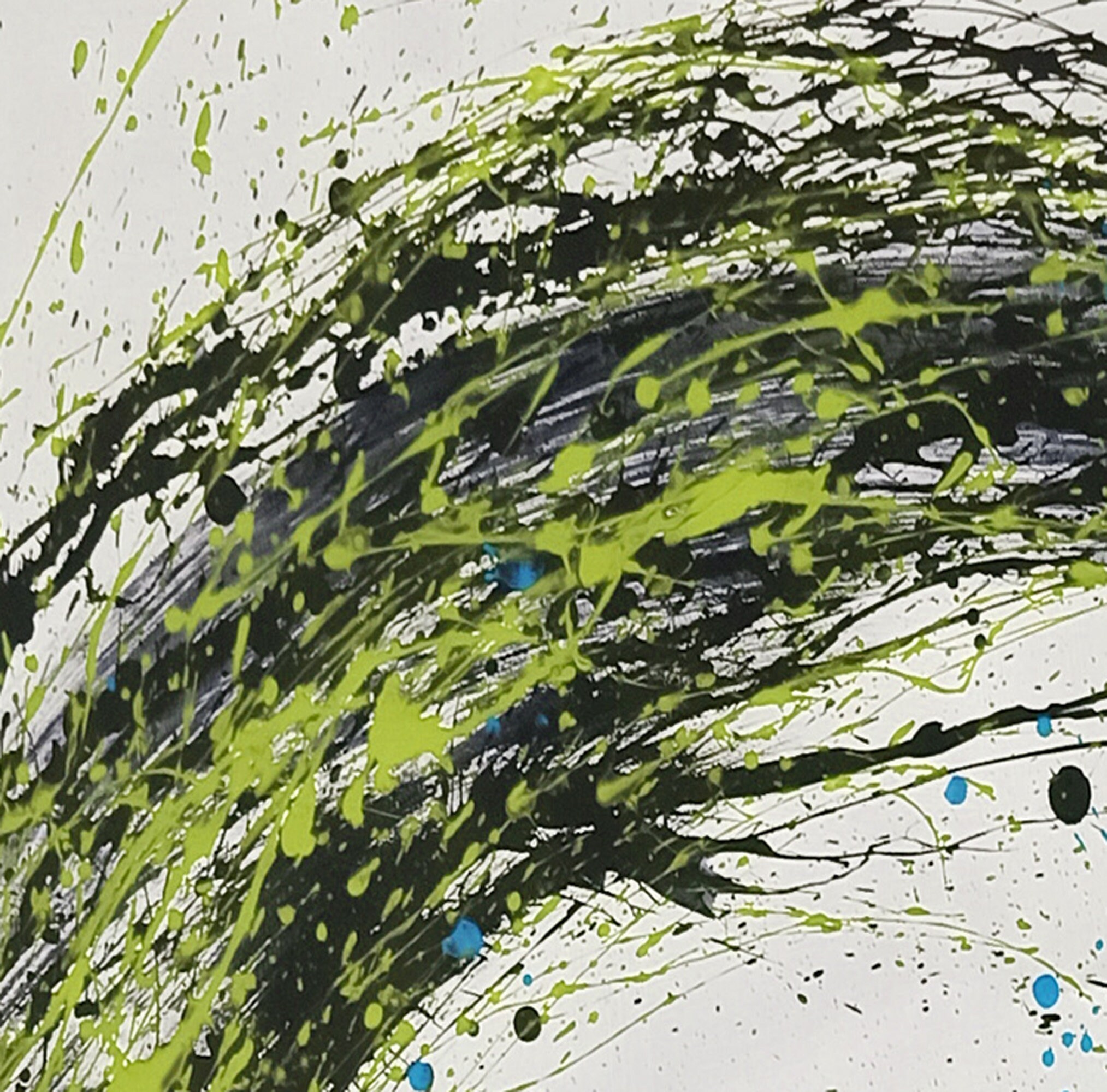 Jackson Pollock Inspired Painting, Jackson Pollock Large Artwork ...