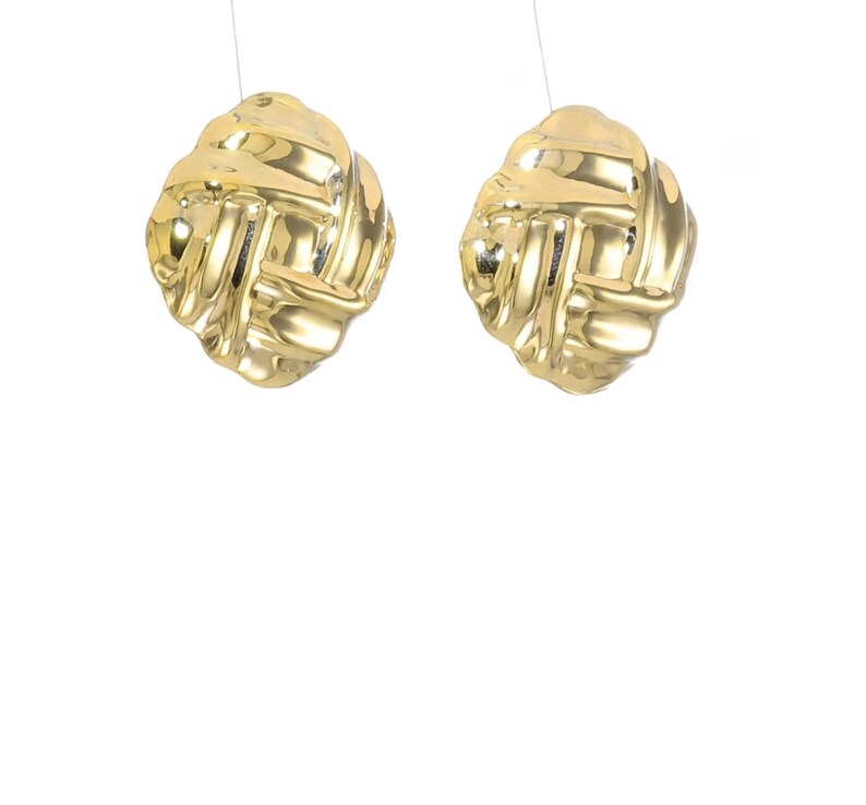 14k Yellow Gold Omega Back Gorgeous Luxurious Fancy Classic Retro ...
