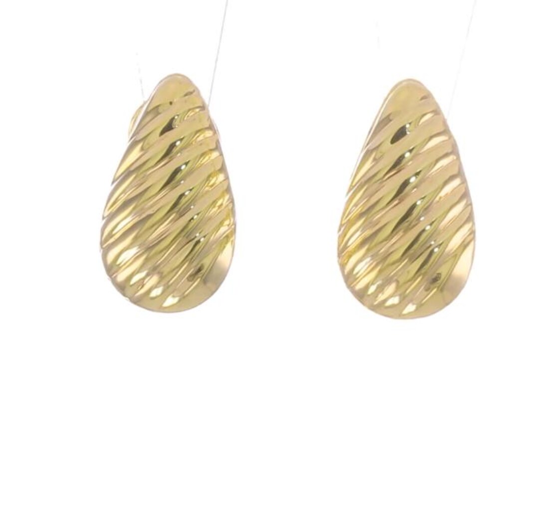 14k Yellow Gold Omega Backs Gorgeous Luxurious Fancy Classy Elegant ...