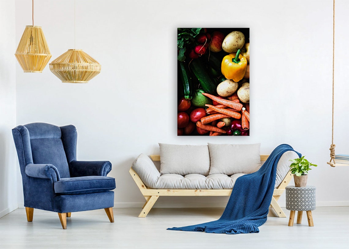 Vegetables Fresh From the Garden Downloadable Wall Art Print. Instant ...