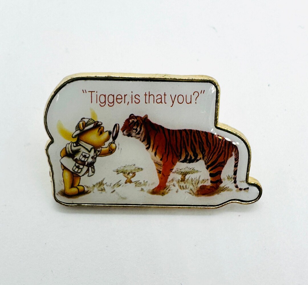 Disney Pin Winnie the Pooh and a Tiger Tigger is That You? - Etsy