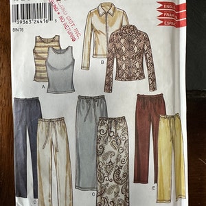 Sewing Pattern for Adult Women's Jacket Pants Shells Skirts New Look ...