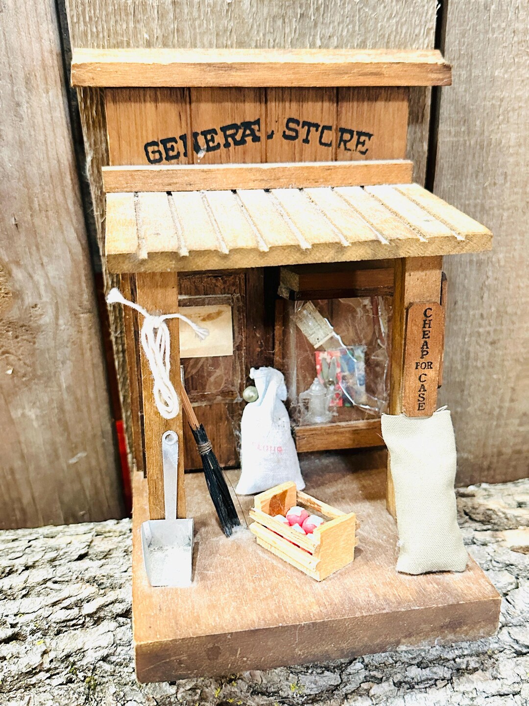 Vintage General Store Miniature Diorama Wall Hanging - Etsy