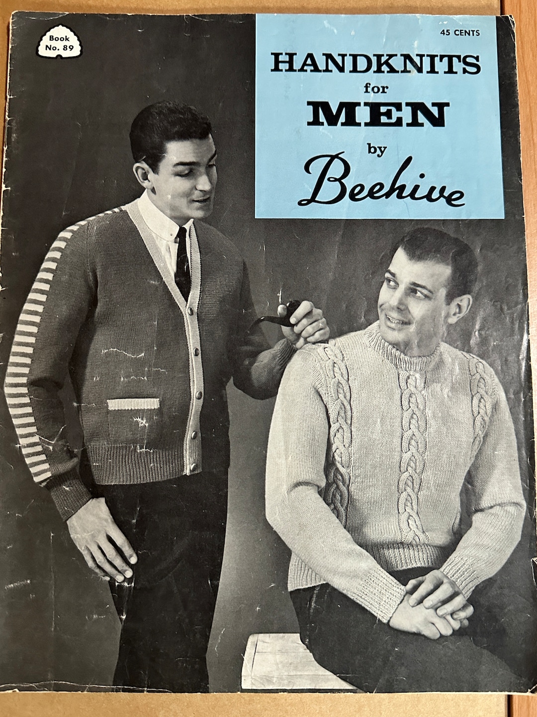Vintage Handknits for Men by Beehive 1950s Knitting Pattern Book - Etsy