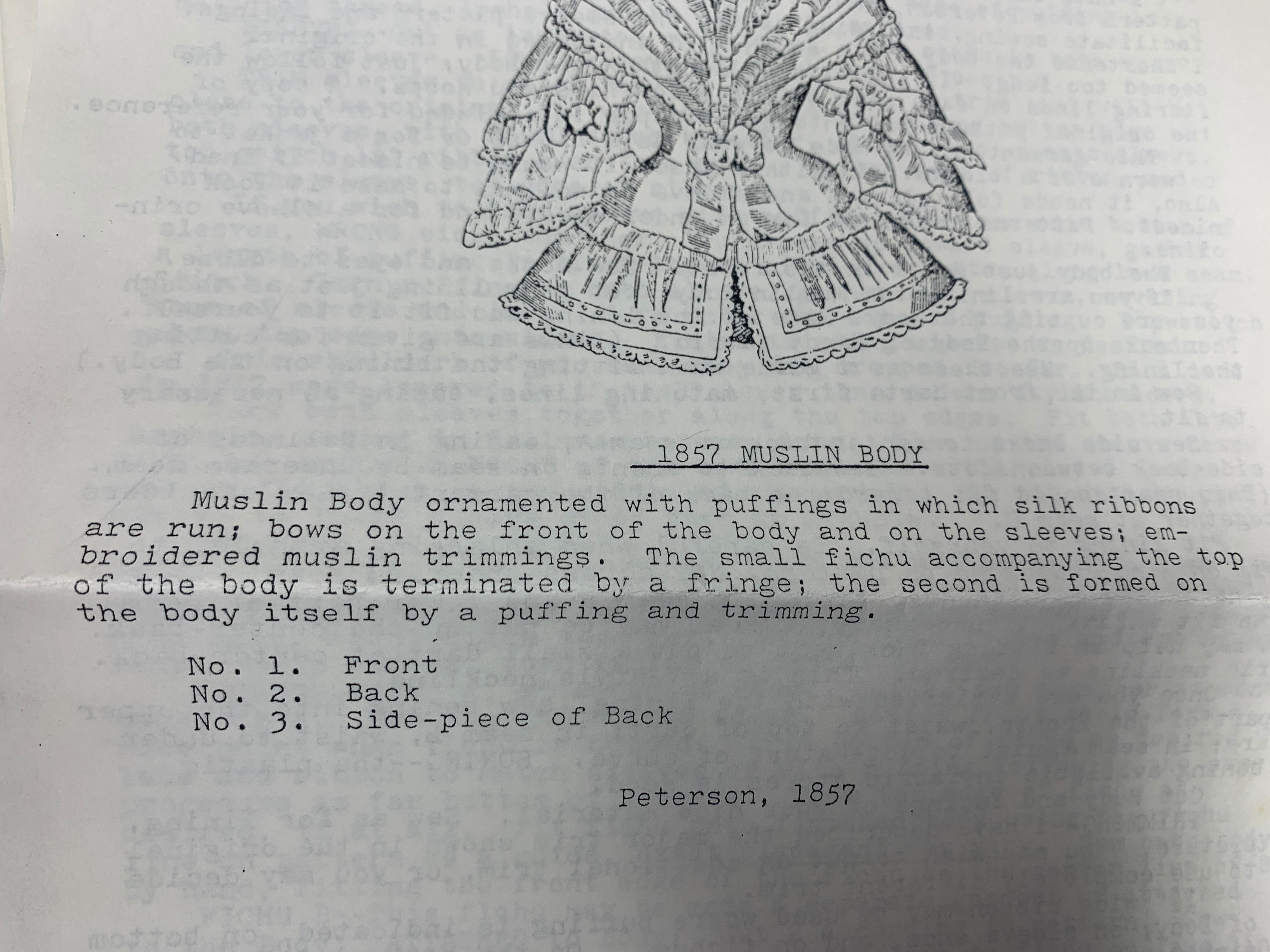 Vintage Heidi Marsh Civil War Pattern for a 1857 Muslin Body - Etsy