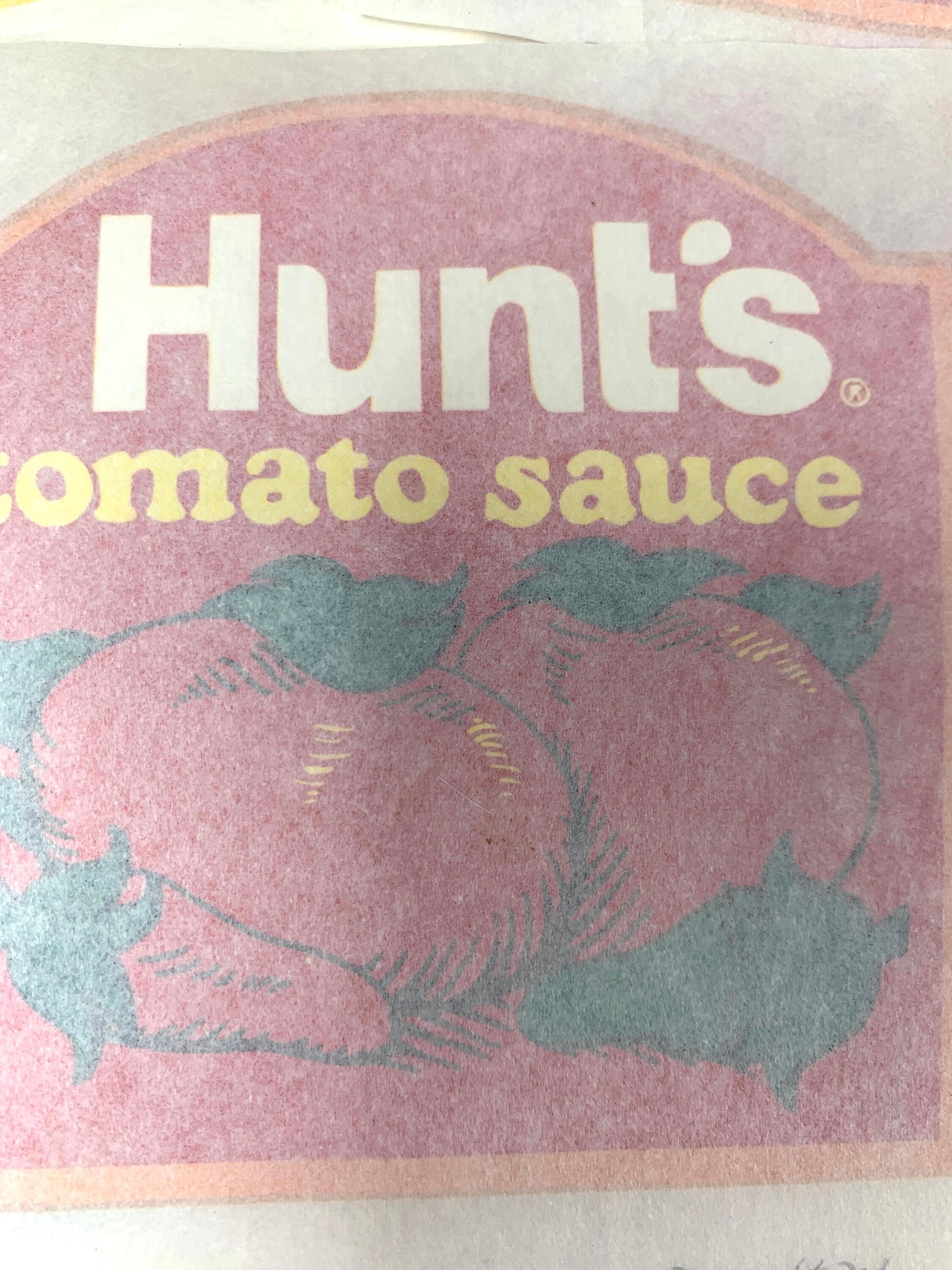 Vintage 70s Logo Iron on Transfers Hunt's Tomato Sauce, Wesson Oil ...