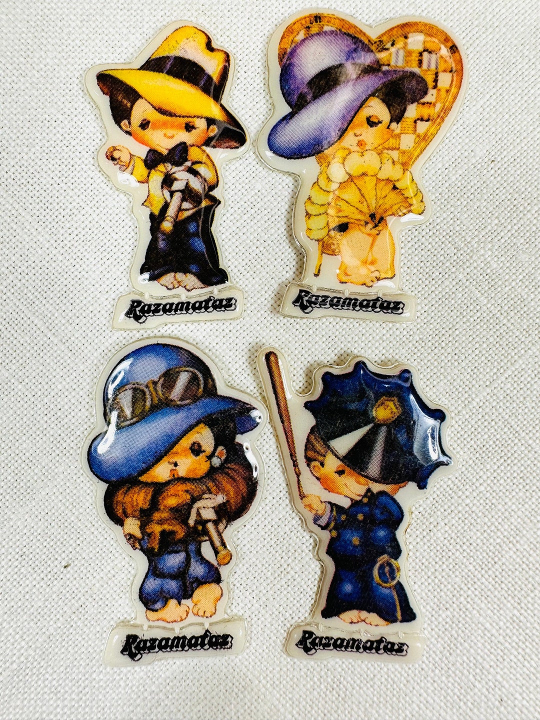 Vintage Puffy Razamataz Stickers Used - Etsy
