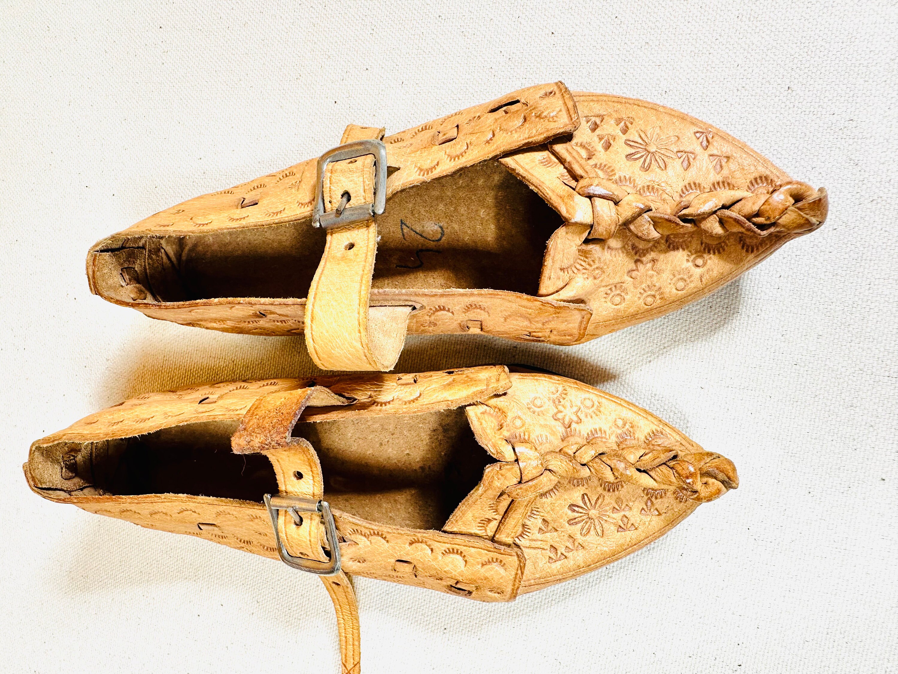 Vintage Polish Highlander Mountaineer Toddler Goralskie Shoes, Kierpce ...