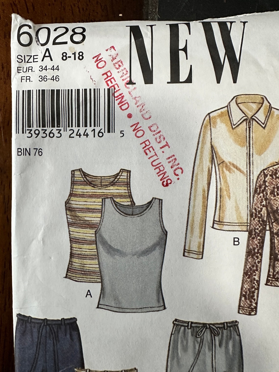 Sewing Pattern for Adult Women's Jacket Pants Shells Skirts New Look ...