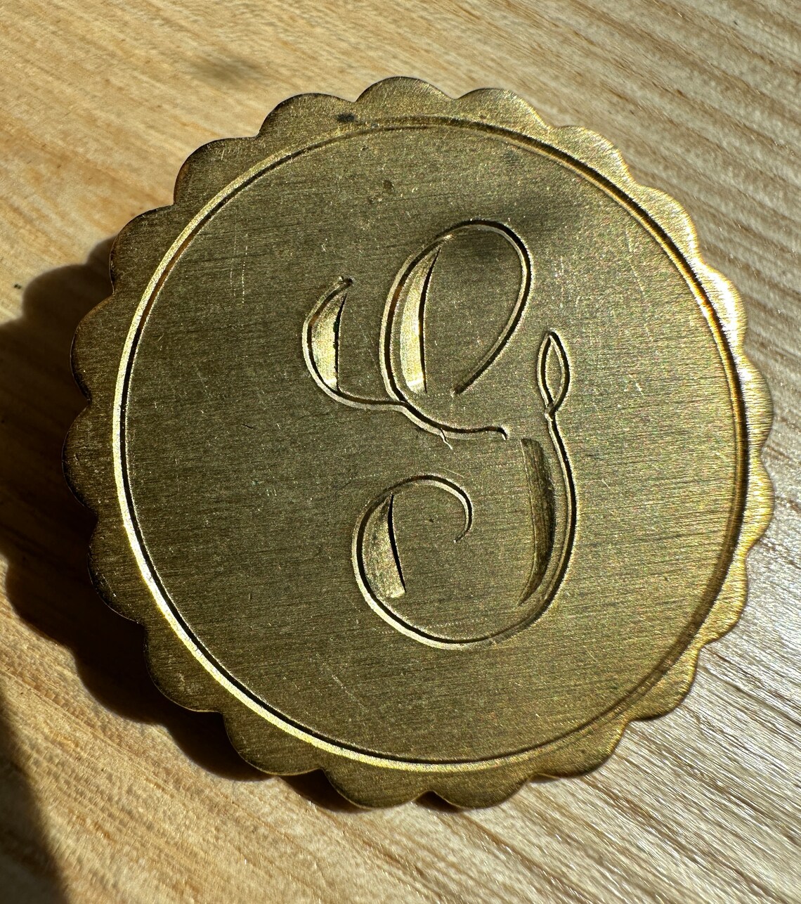 Vintage Monogram Letter G Pin Brooch - Etsy