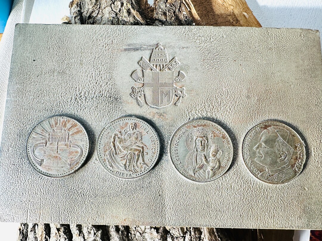 Vatican City Silver Tokens and Medallions Pope John Paul Czestochowa ...
