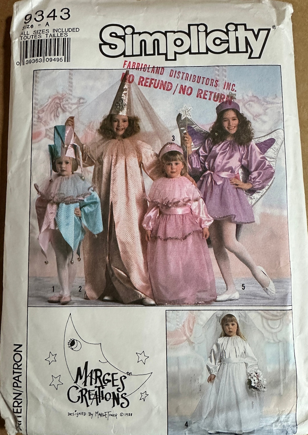 Children's Costumes Cosplay Pattern Jester Princess Bride Fairy ...