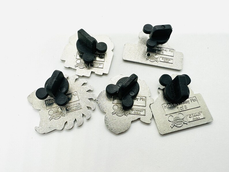 Disney Pins Full Chip and Dale Aloha Hidden Mickey Pin Set 5 Pins 2009 ...