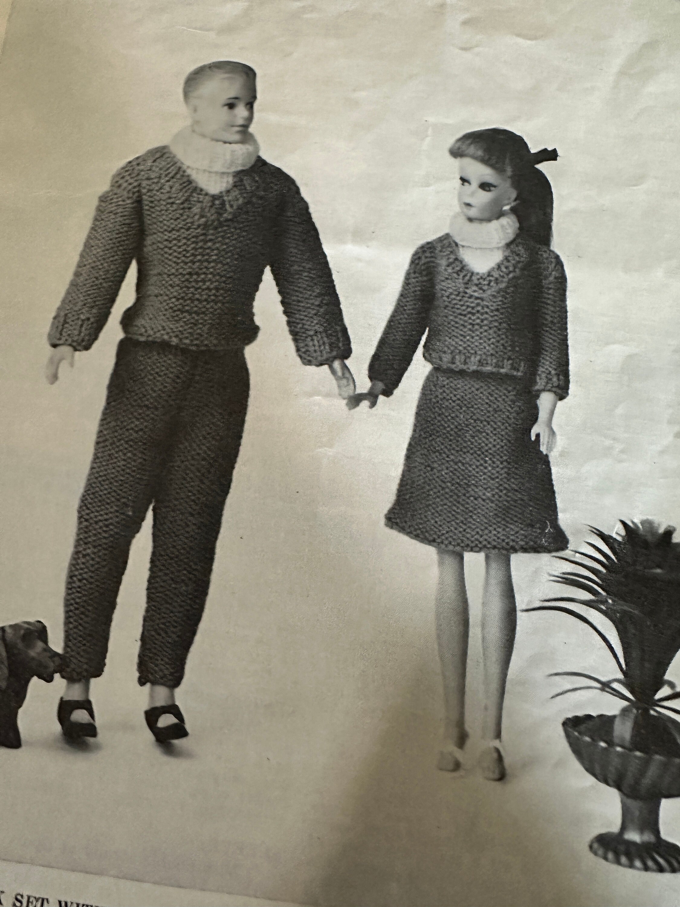 Garments for Fashion Model Doll Hilde Vintage Knitting Patterns Digital ...