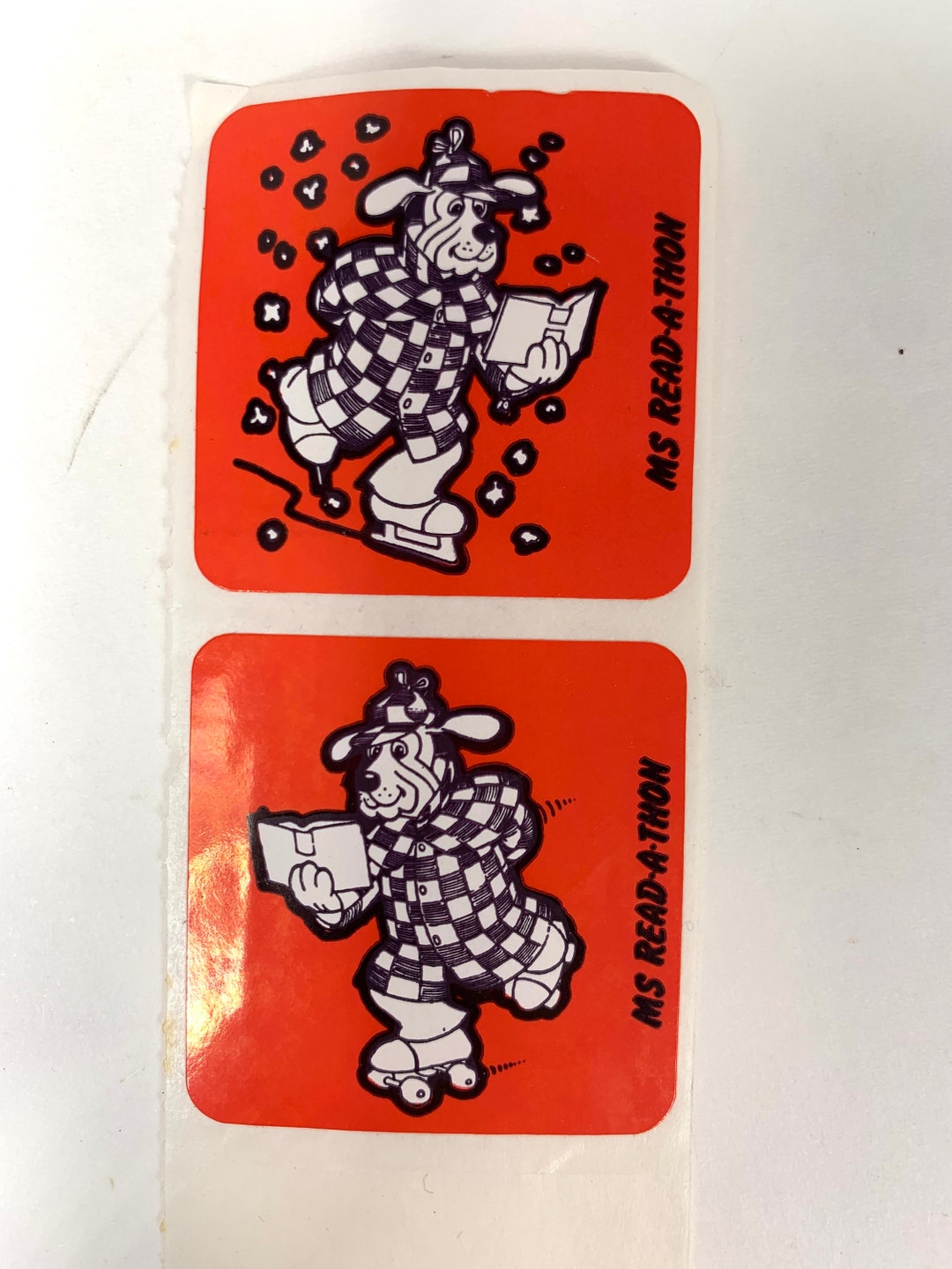 Vintage MS Read-a-thon Stickers New - Etsy