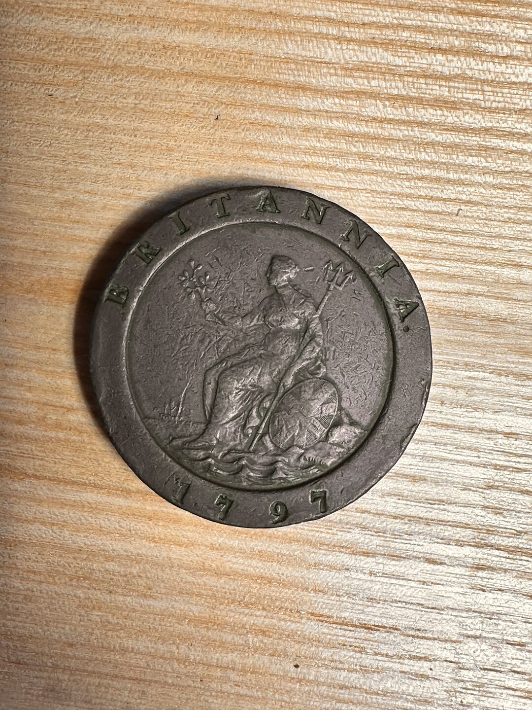 1797 Cartwheel 2 Pence British Coin King George III - Etsy