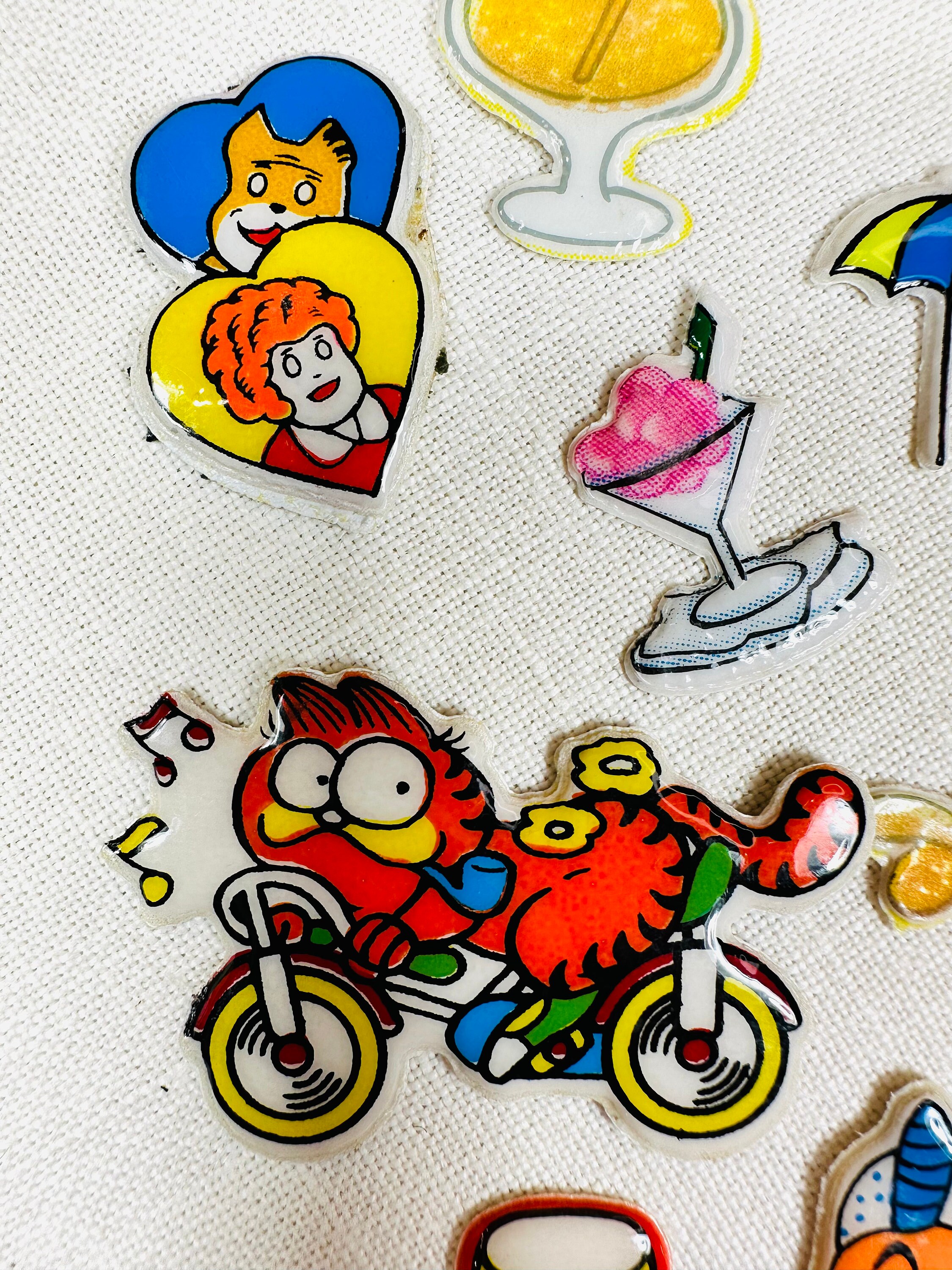 Vintage Scratch and Sniff Fruit Oreo Garfield Annie Stickers Used - Etsy