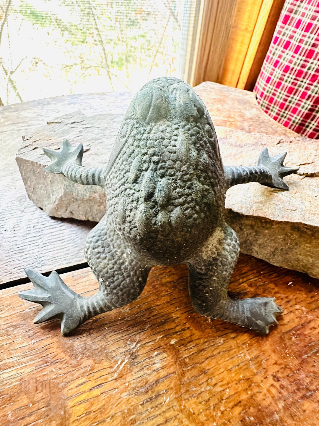 Vintage Cast Iron Frog With Lots of Detail and Open Mouth - Etsy