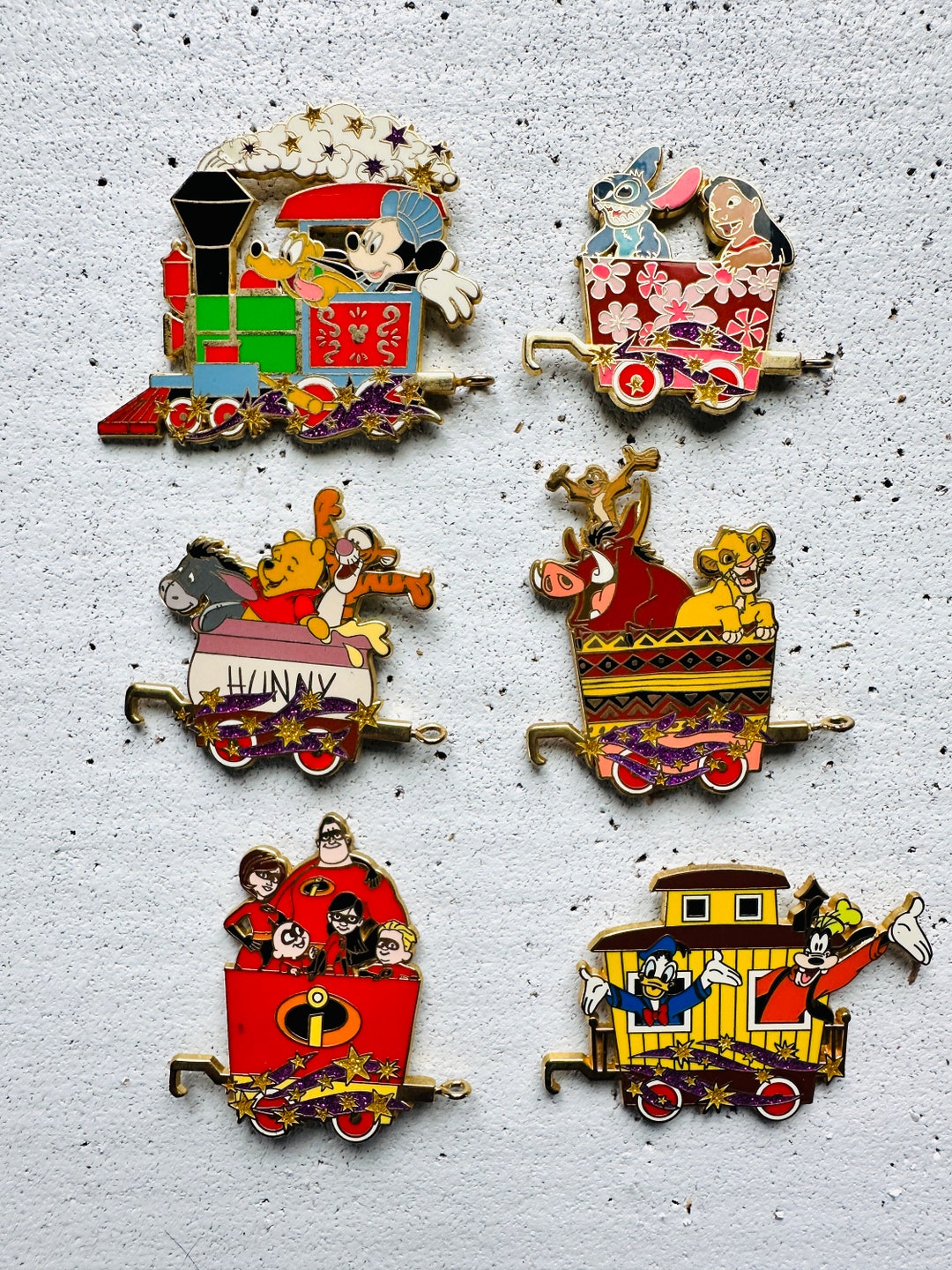 Disney Pins Mystery Tin Character Train for Trading Make Into Jewelry ...