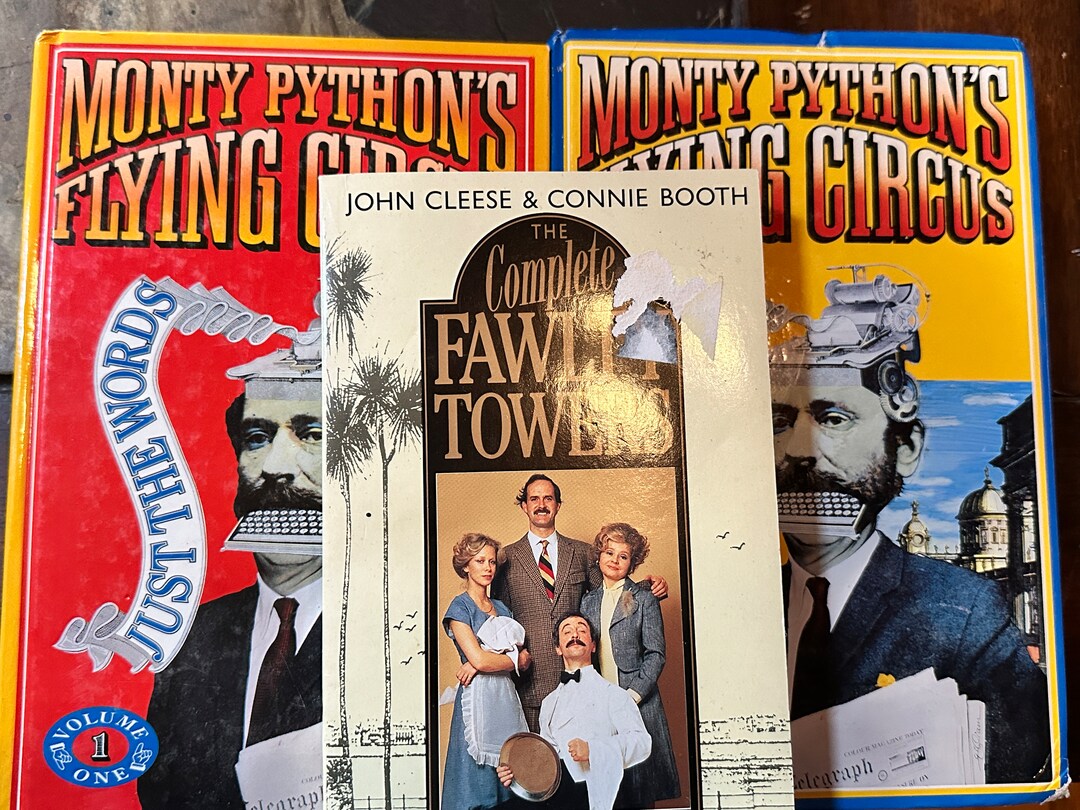 Vintage Monty Python Flying Circus 1 and 2 and Fawlty Towers Books Set ...